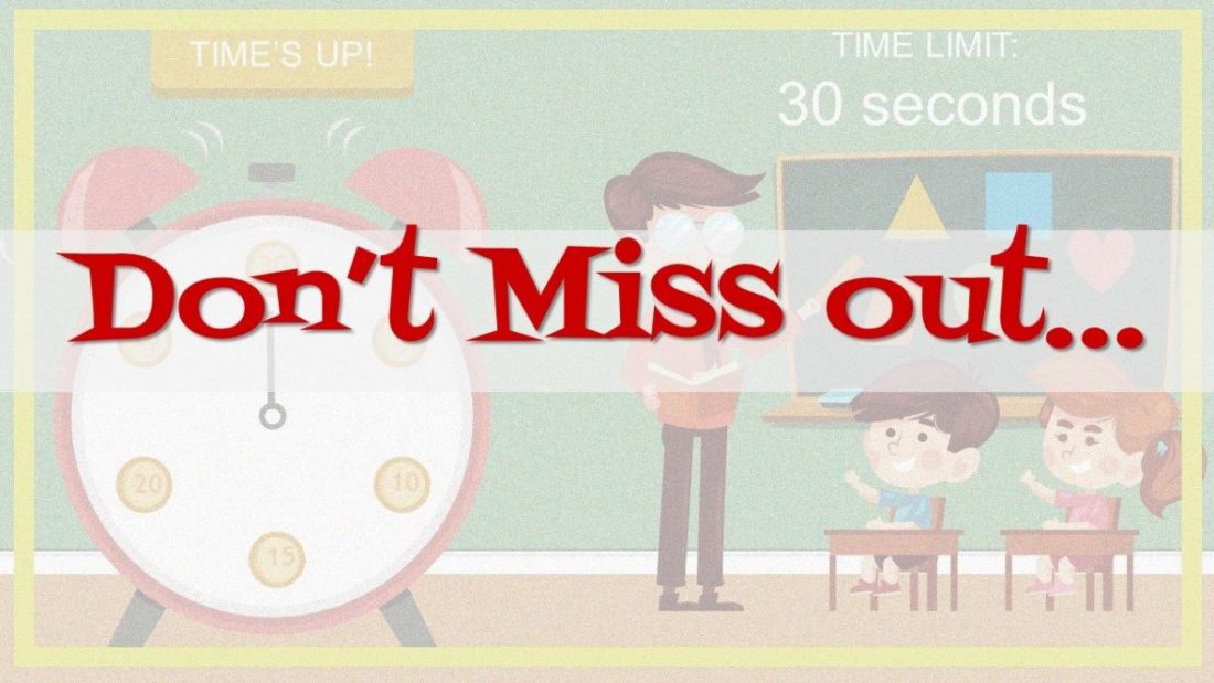 Don’t miss out on something good… – Free Printable For Kids