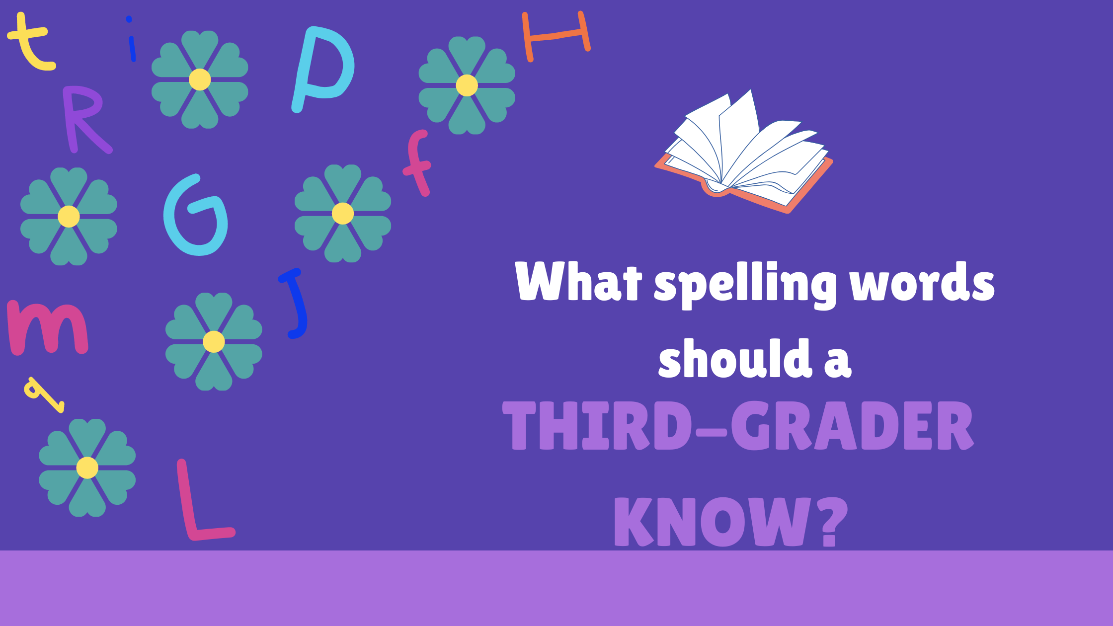 Free Educational Printables for Kids - Academic words for every 3rd grader